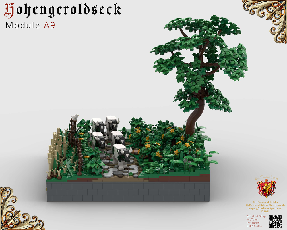 LEGO MOC A9 Castle Hohengeroldseck - Landscape (Landscape Expansaion 1 ...