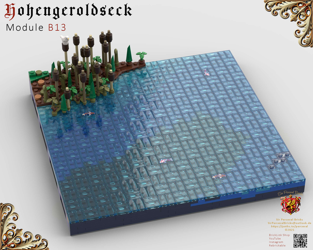 LEGO MOC B13 Castle Hohengeroldseck - River (Landscape Expansaion 1) by ...