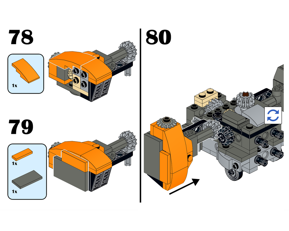 LEGO MOC-208035 Functional Mini 42113 Osprey by asnoopy | Rebrickable ...