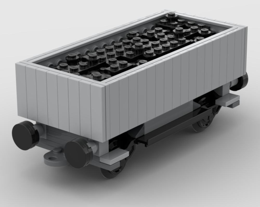 LEGO MOC Mini Coal wagon by Mr_Instruction | Rebrickable - Build with LEGO
