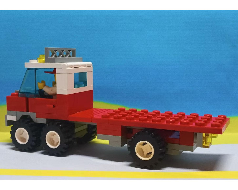 Lego Moc 6668 Telescope Flatbed Truck By Ziqing Rebrickable Build