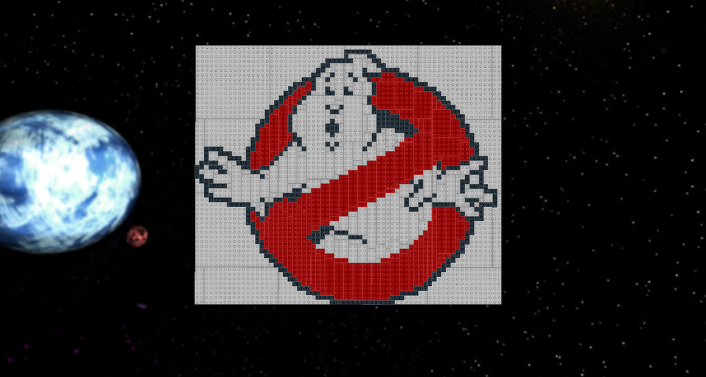 LEGO MOC Ghostbusters Logo by RetroRemake | Rebrickable - Build with LEGO