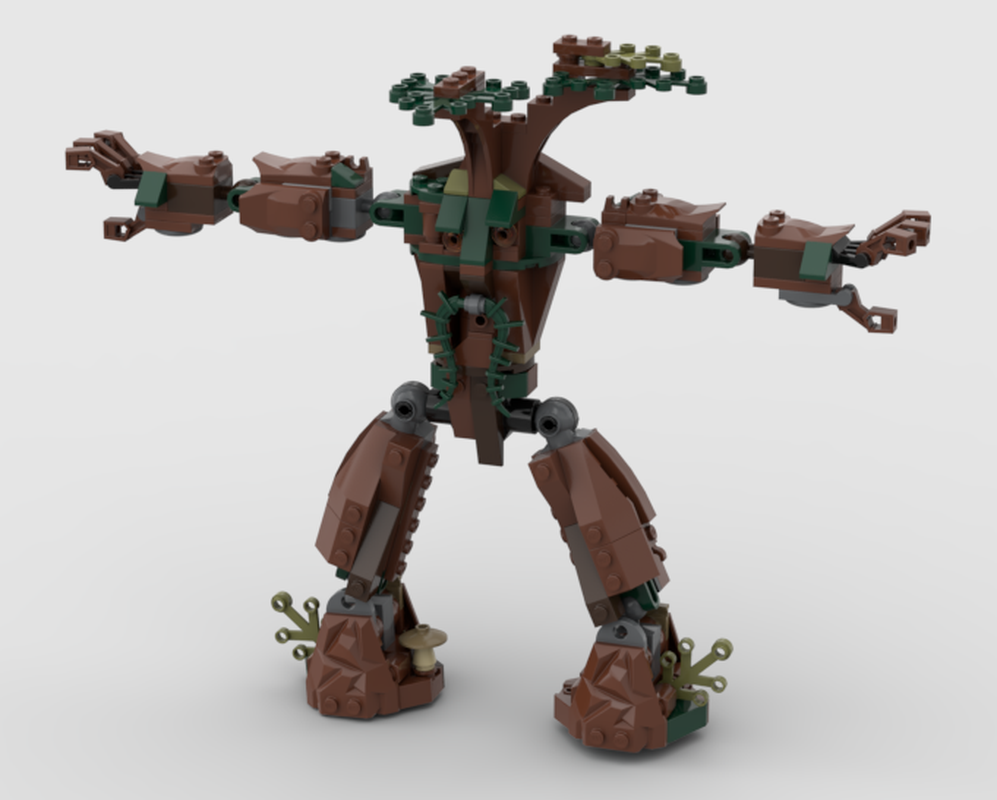 LEGO MOC Fully Posable Treebeard (Ent) by thucydides | Rebrickable ...