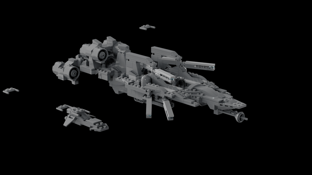 LEGO MOC-208070 Space Battleship by HeLi2046 | Rebrickable - Build with ...