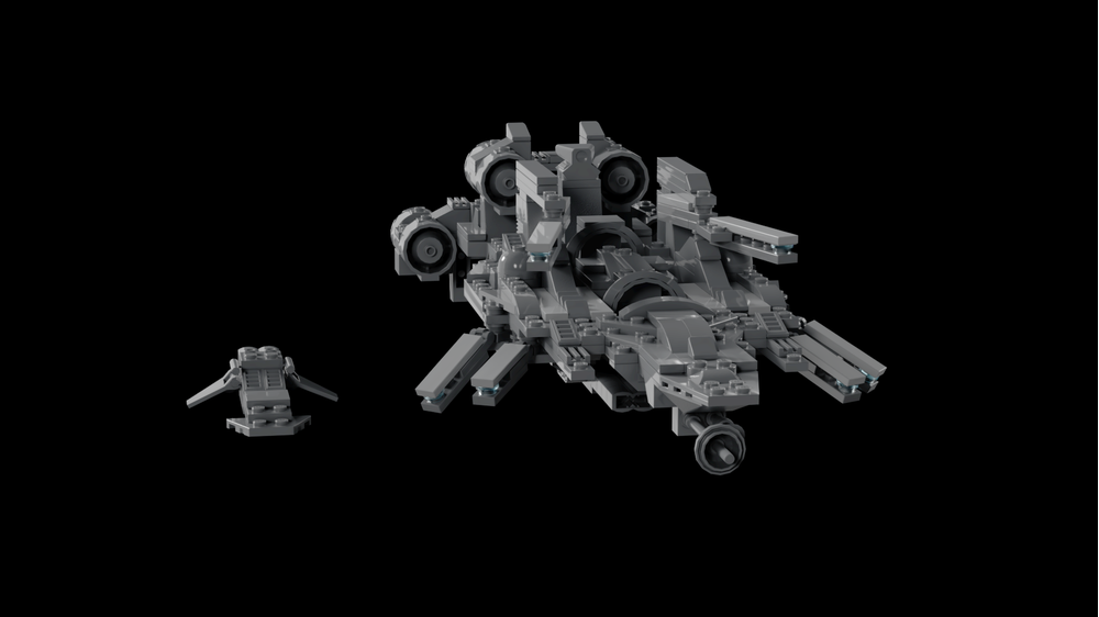 LEGO MOC-208070 Space Battleship by HeLi2046 | Rebrickable - Build with ...