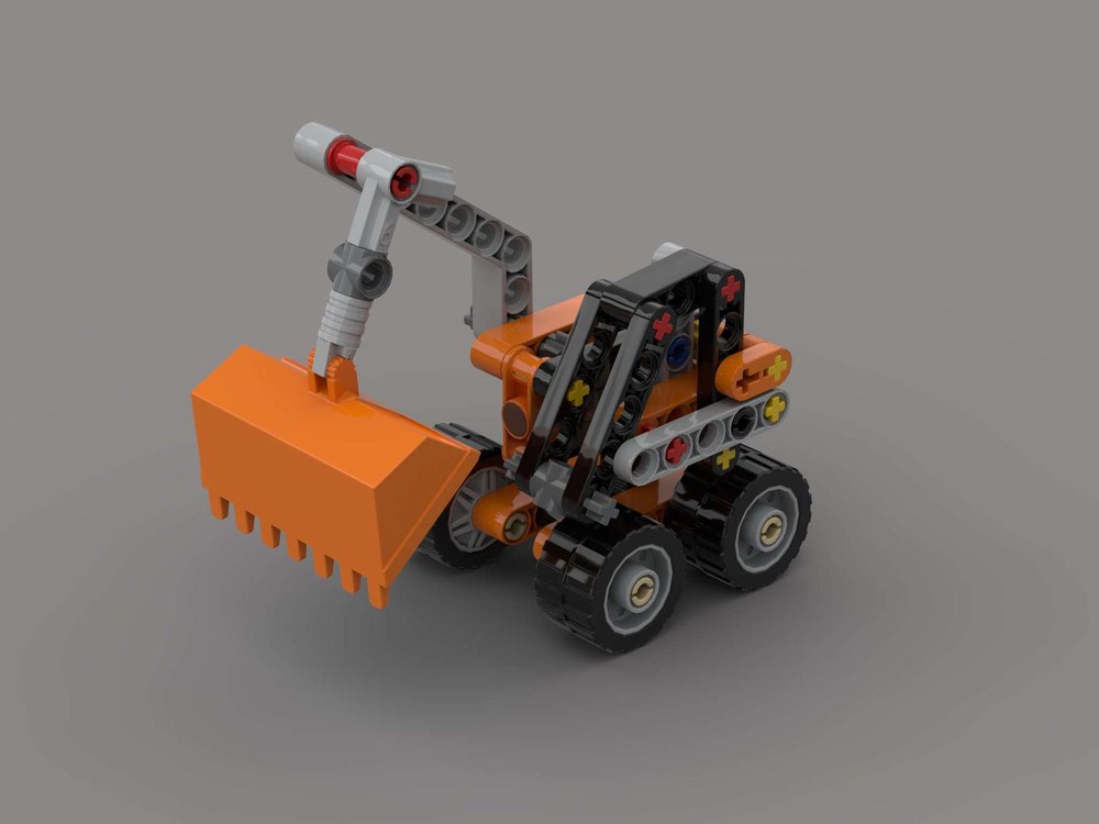 LEGO MOC 30710 Wheeled Excavator - LEGO Technic Alternate Model by ...