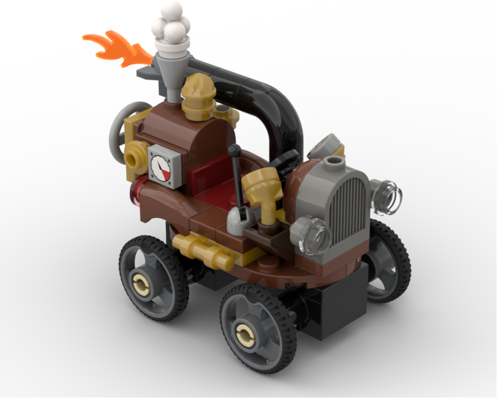 LEGO MOC Steampunk soap box racer for Steampunk Inventor #1 by aimreg ...