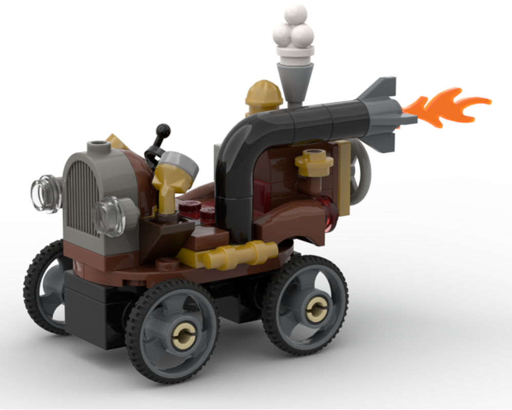 LEGO MOC Steampunk soap box racer for Steampunk Inventor #1 by aimreg ...
