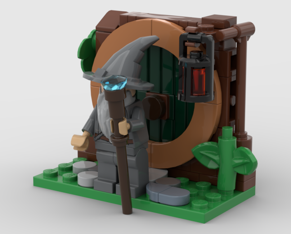 LEGO MOC-208108 Bag End Door - Desk Display by overnight_works ...