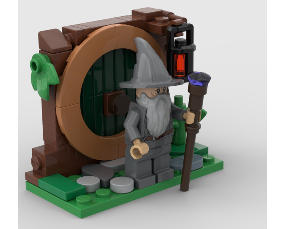 LEGO MOC Bag End Door - Desk Display by overnight_works | Rebrickable ...