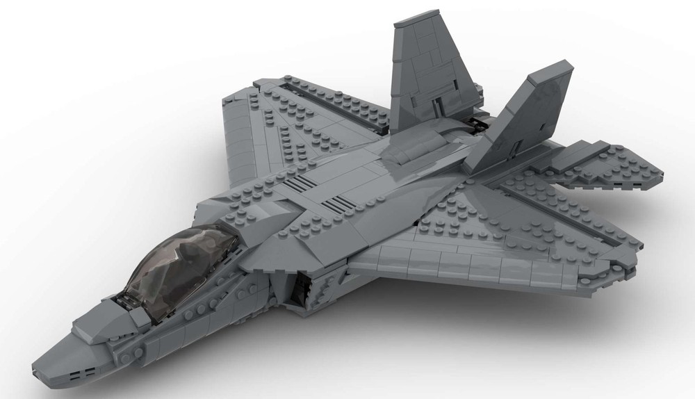 LEGO MOC Lockheed Martin F-22 Raptor by jameshigson0512 | Rebrickable ...