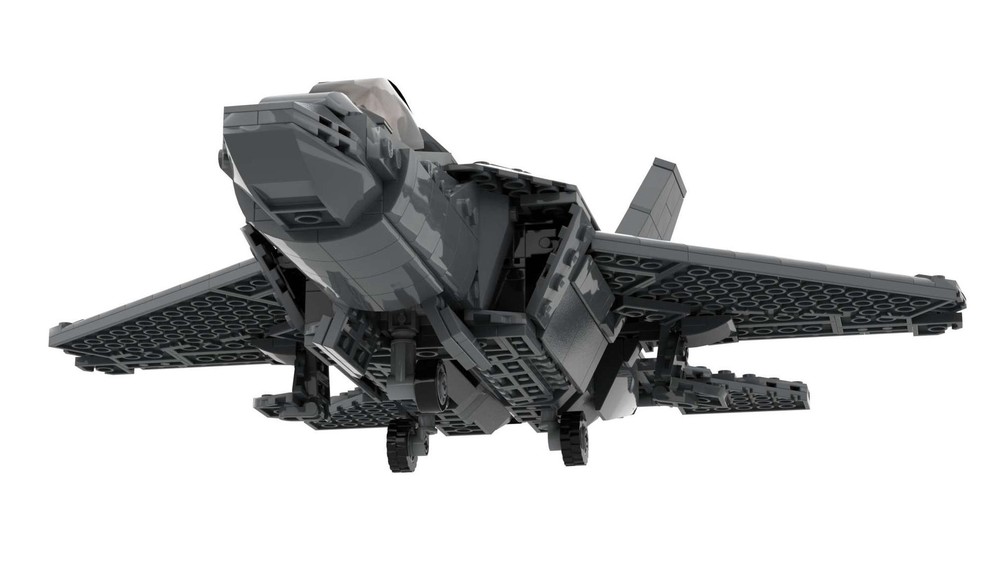 Lego Moc Lockheed Martin F 22 Raptor By Jameshigson0512 Rebrickable