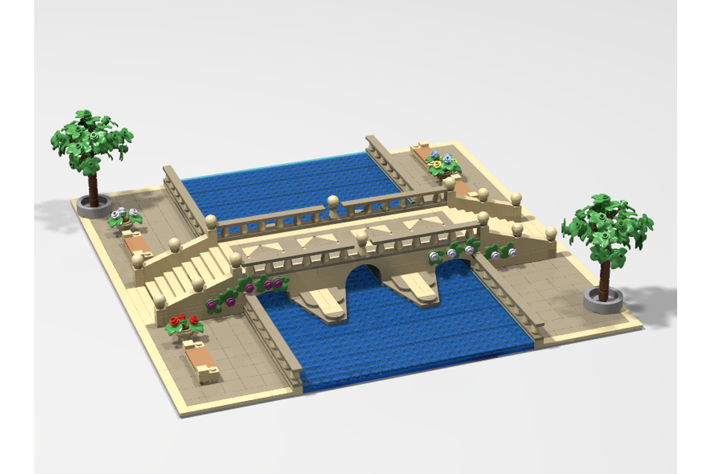 Lego Moc Theed Bridge By Jedi15 Rebrickable Build With Lego