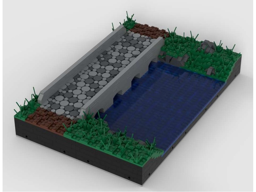 LEGO MOC-208120 Modular Terrain - Riverbank Transition by mikey2110 ...