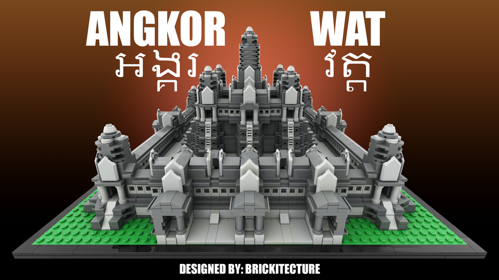 LEGO MOC Angkor Wat by Brickitecture_Bricks | Rebrickable - Build with LEGO