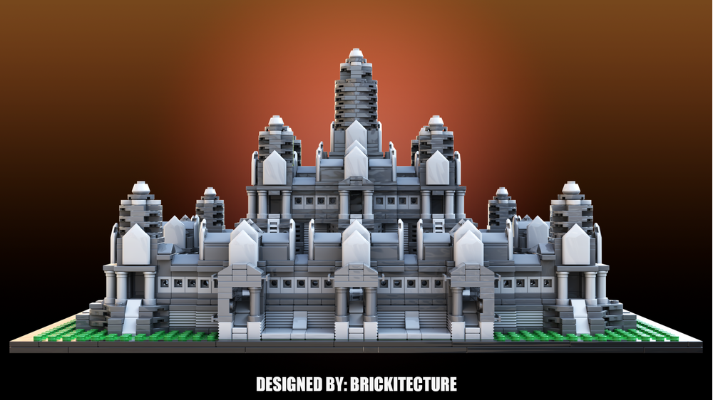 LEGO MOC Angkor Wat by Brickitecture_Bricks | Rebrickable - Build with LEGO