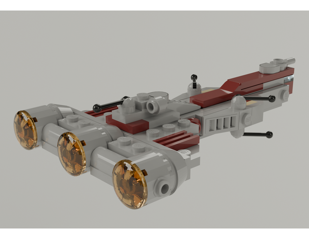 LEGO MOC-208127 Republic Frigate by ScorchBricks | Rebrickable - Build ...