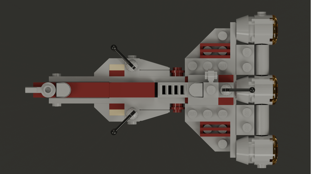 LEGO MOC Republic Frigate by ScorchBricks | Rebrickable - Build with LEGO