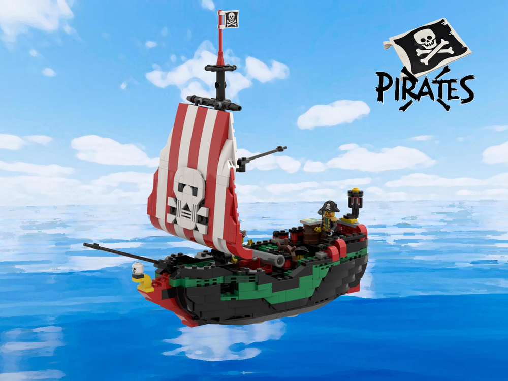 LEGO MOC 6250 - Cross Bone Clipper remake v2 by Tavernello ...