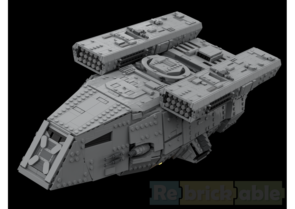 LEGO MOC-208130 Delta-class DX-9 troop transport (Fractal) by ...