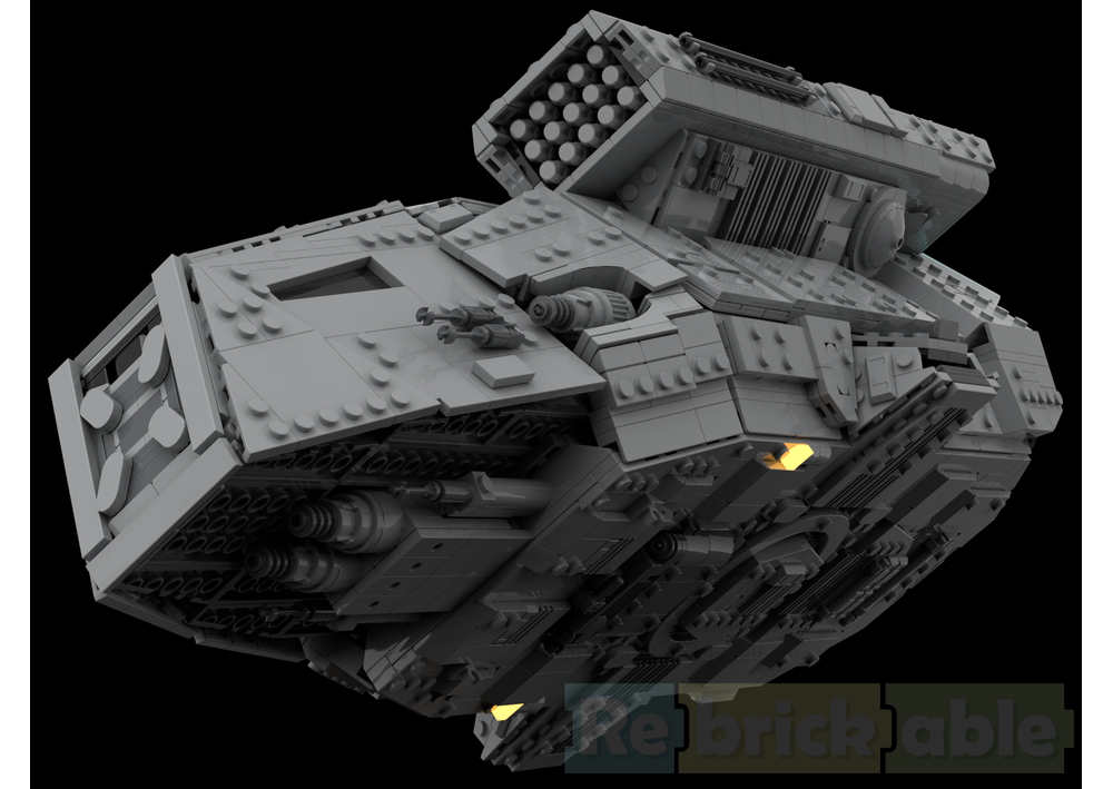 Lego Moc Delta Class Dx 9 Troop Transport Fractal By Thrawnsrevenge