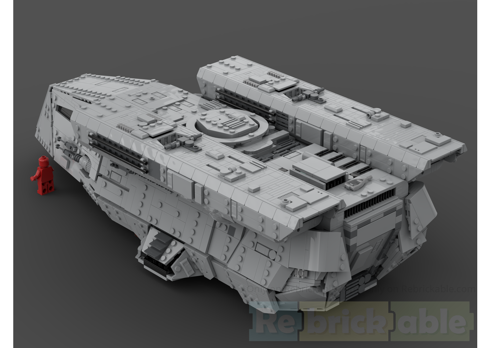 LEGO MOC-208130 Delta-class DX-9 troop transport (Fractal) by ...