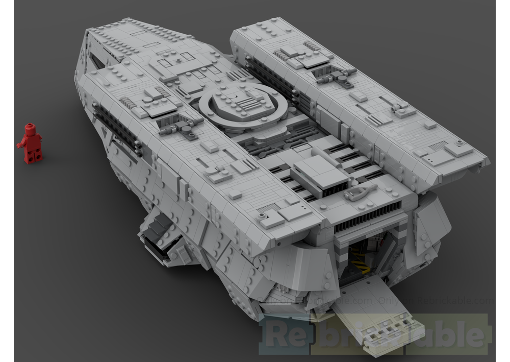 LEGO MOC-208130 Delta-class DX-9 troop transport (Fractal) by ...