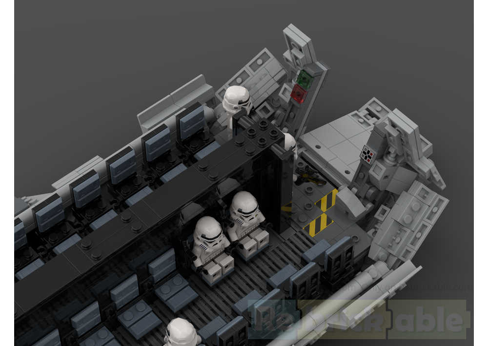 LEGO MOC Delta-class DX-9 troop transport (Fractal) by ThrawnsRevenge ...