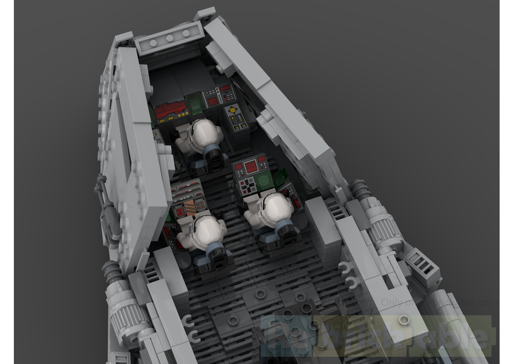 Lego Moc Delta Class Dx 9 Troop Transport Fractal By Thrawnsrevenge
