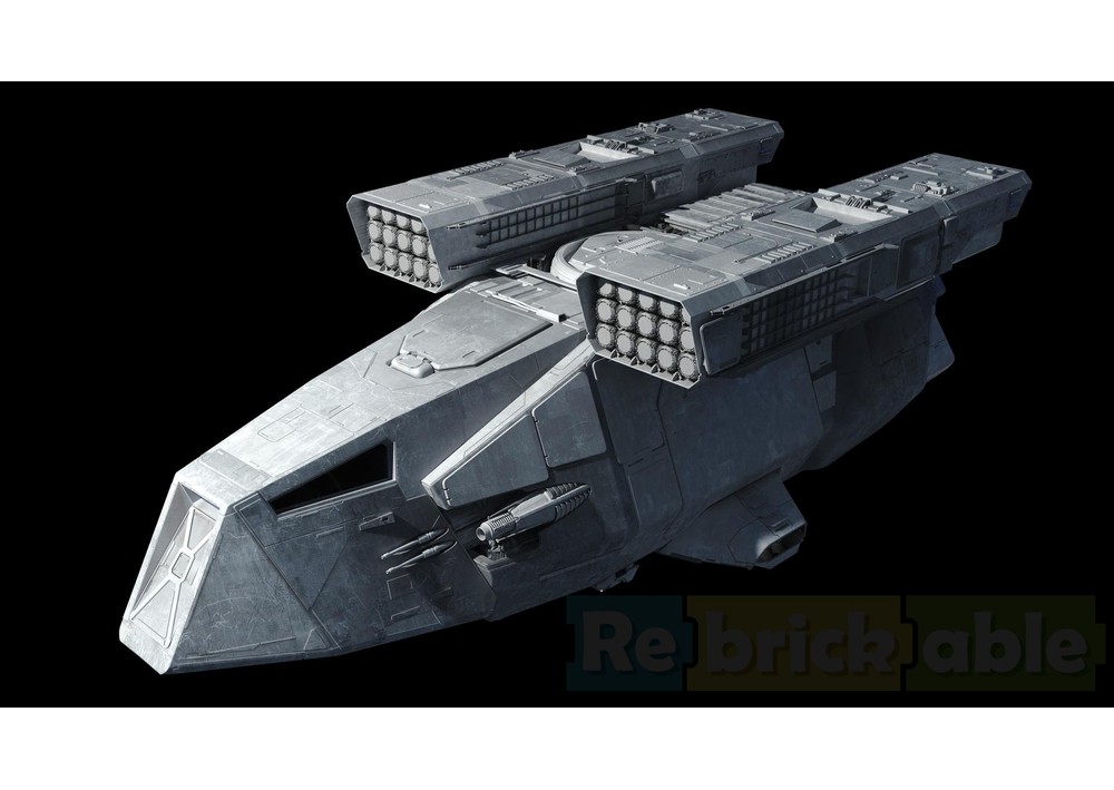 Lego Moc Delta Class Dx 9 Troop Transport Fractal By Thrawnsrevenge
