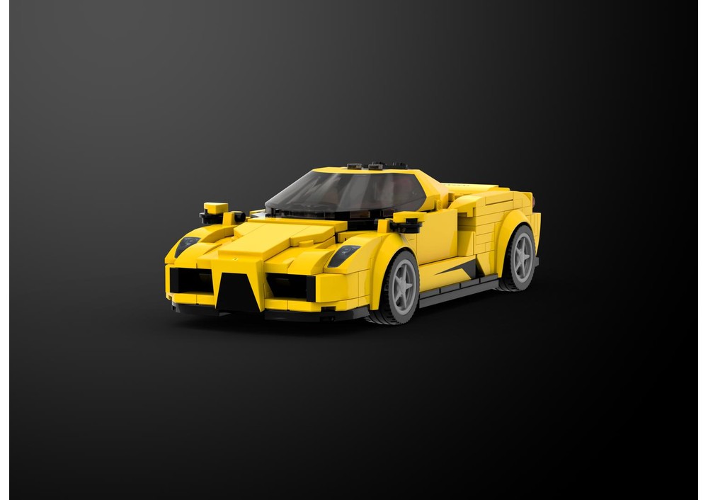 LEGO MOC Ferrrari Enzo Yellow- Speed Champions 8 Studs wide by AbFab74 ...