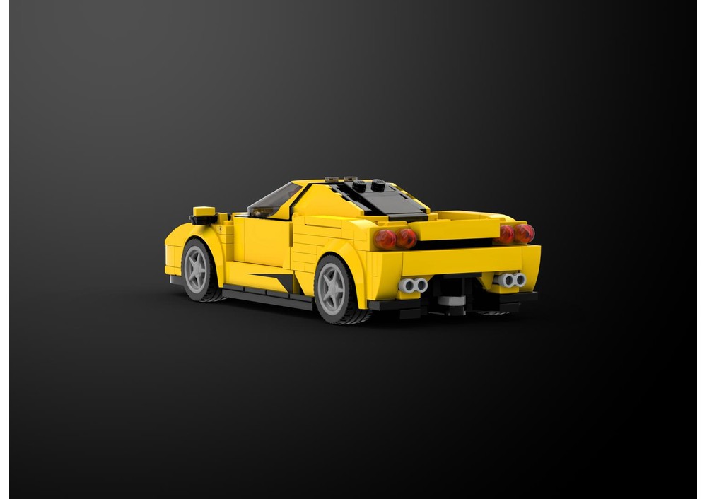 LEGO MOC Ferrrari Enzo Yellow- Speed Champions 8 Studs wide by AbFab74 ...
