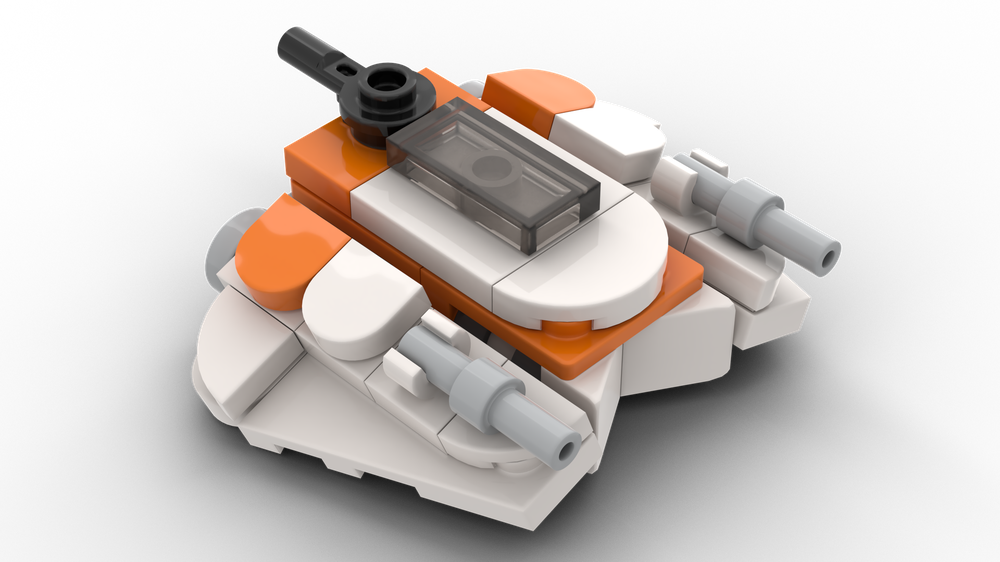 LEGO MOC T-47 Snowspeeder - Micro by Lucid Bricks | Rebrickable - Build ...