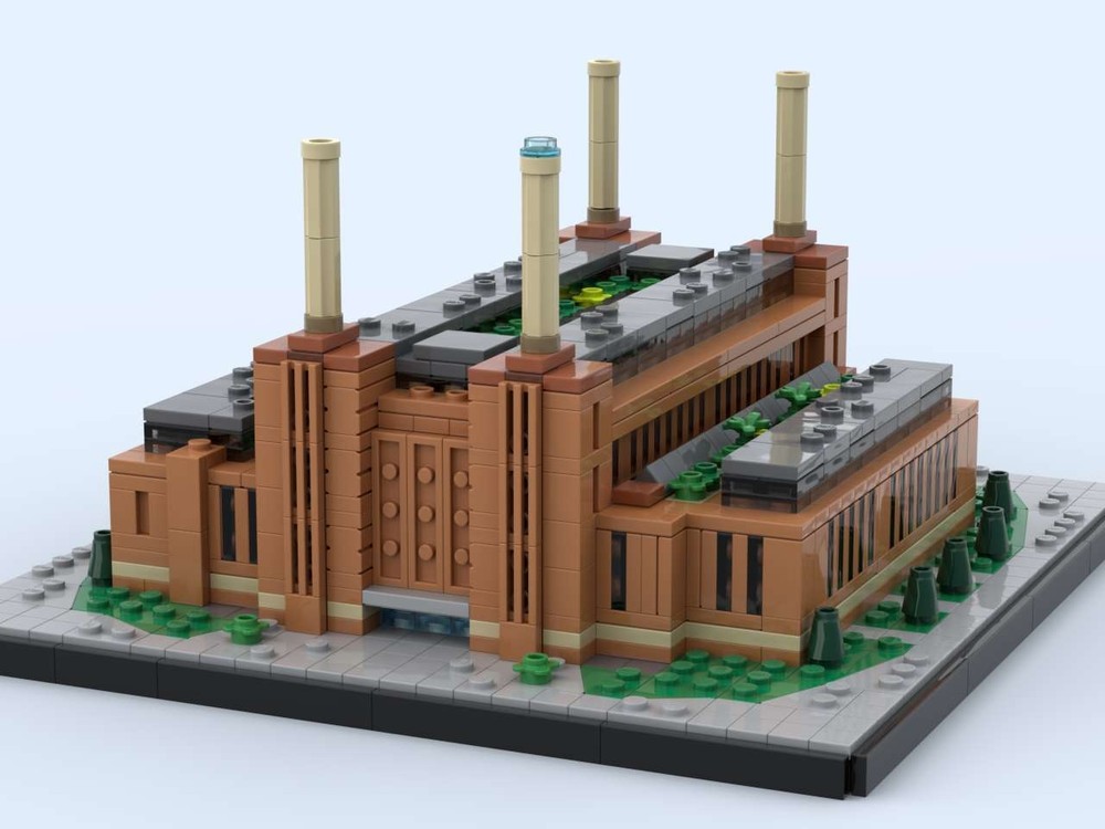 LEGO MOC Battersea Power Station by aegir | Rebrickable - Build with LEGO