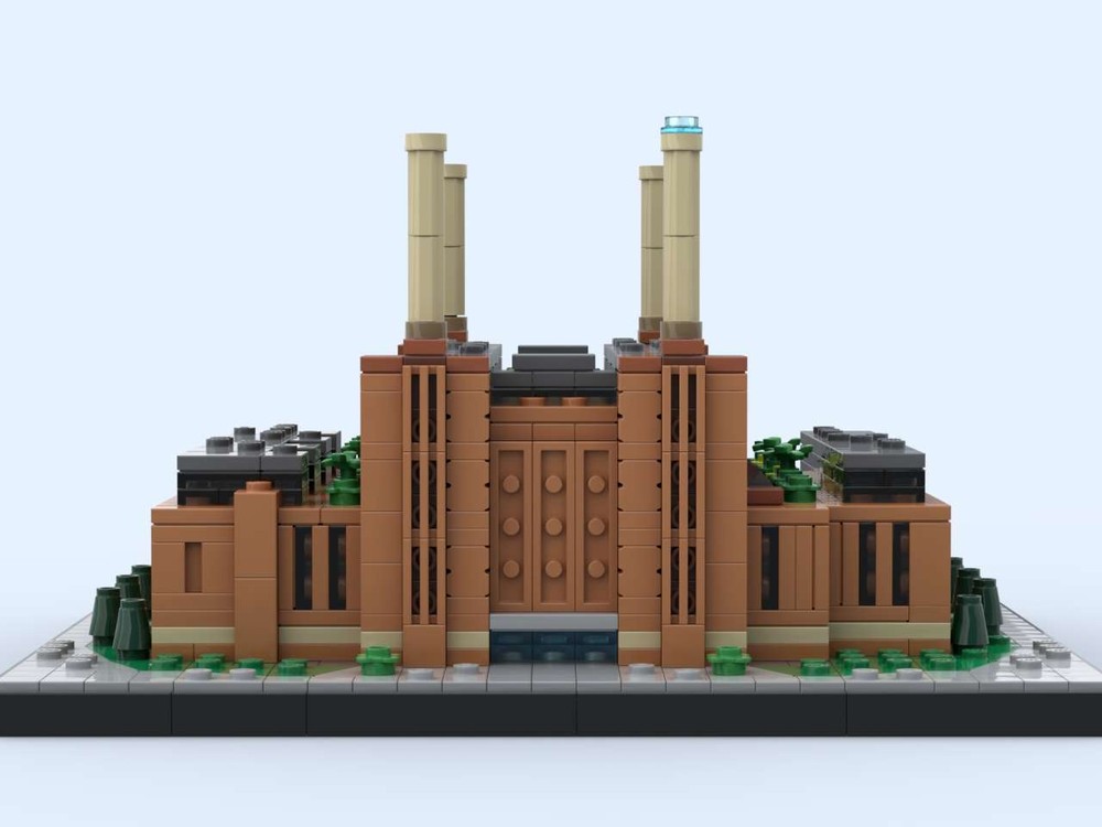 LEGO MOC Battersea Power Station by aegir | Rebrickable - Build with LEGO