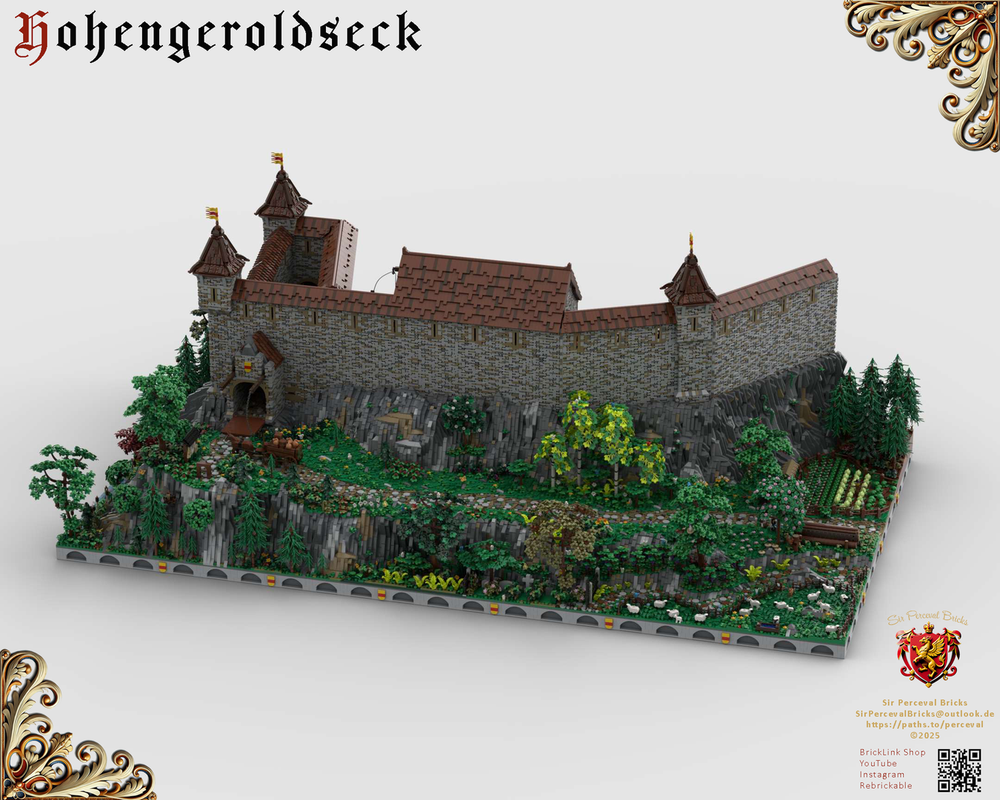 LEGO MOC-208159 Castle Part 1 Bundle - Castle Hohengeroldseck by Sir ...