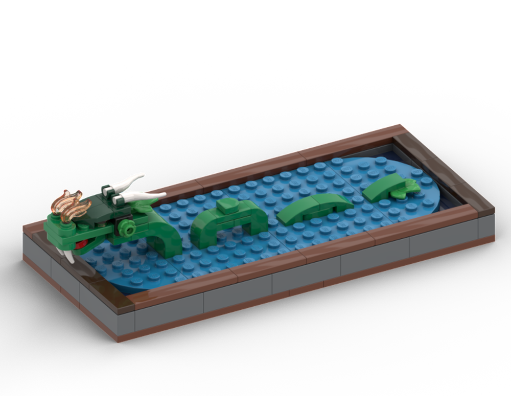 Lego Moc 31120 Swimming Fire Serpent By Stoeptegel Rebrickable