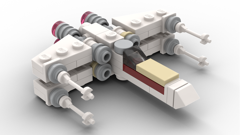 Lego Moc T 65b X Wing Micro By Lucid Bricks Rebrickable Build