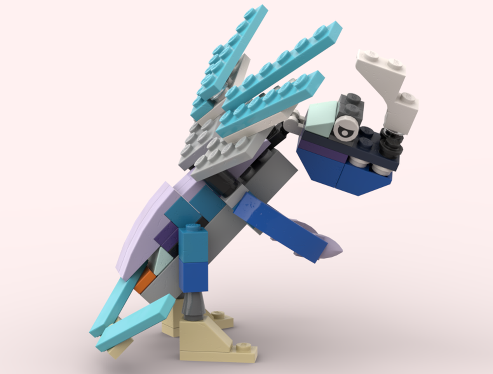 LEGO MOC 10696 Azure Dragon by Kopakalaka | Rebrickable - Build with LEGO