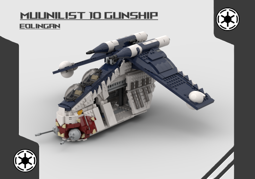 LEGO MOC Republic Gunship - Muunilist 10 by Eolingan | Rebrickable ...