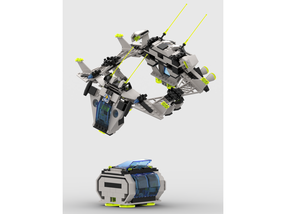 LEGO MOC Exploriens Drop Ship by Brelha | Rebrickable - Build with LEGO