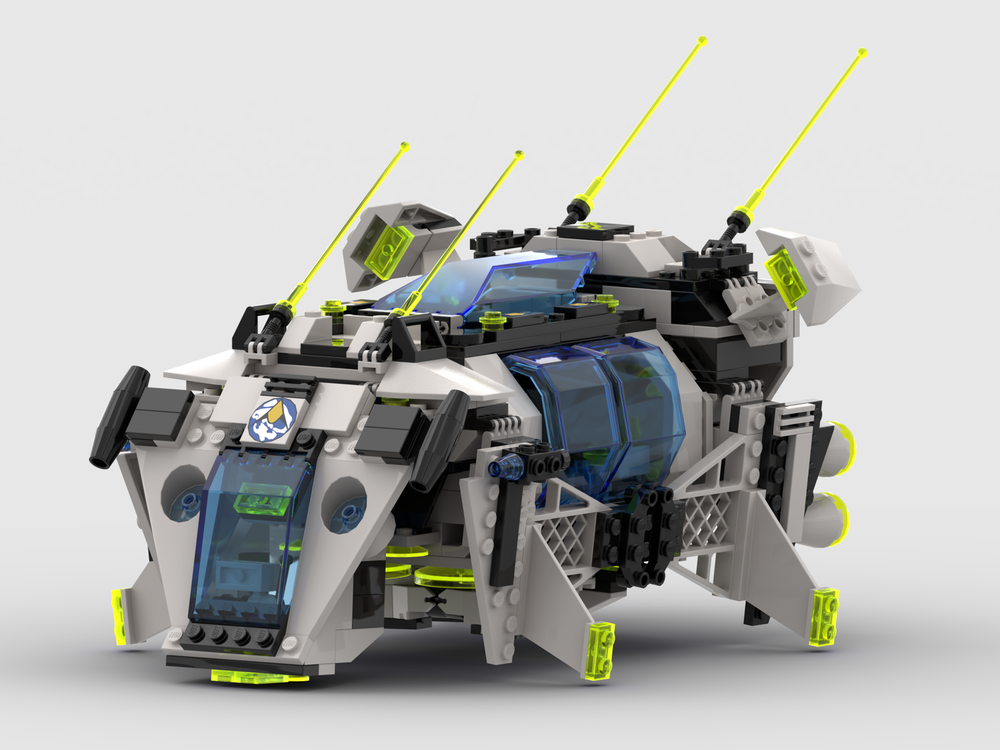 LEGO MOC Exploriens Drop Ship by Brelha | Rebrickable - Build with LEGO