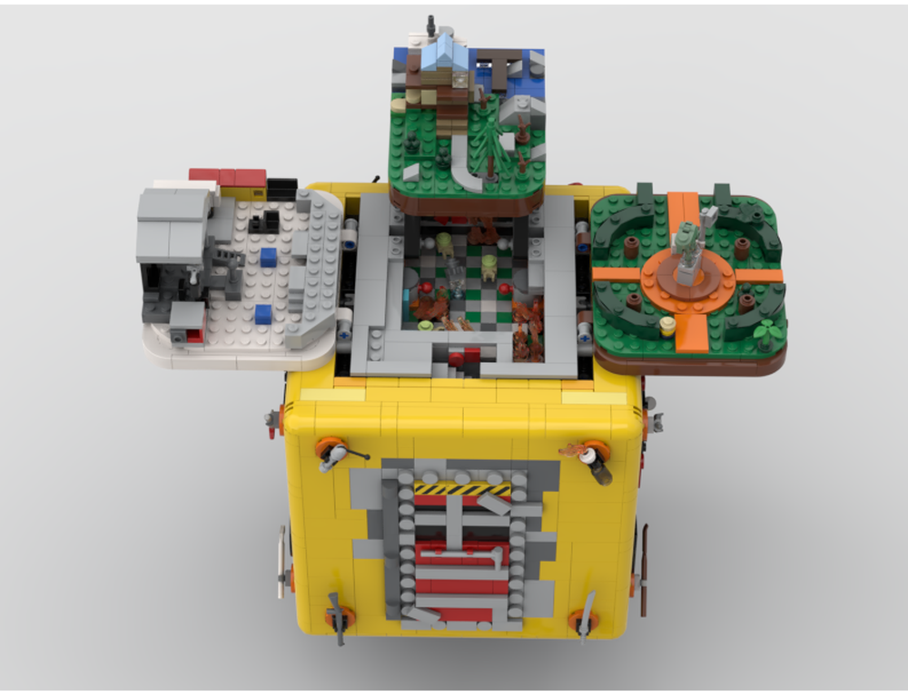 Lego Moc Game Cube Left For Dead Franchise By Mcmoc Rebrickable
