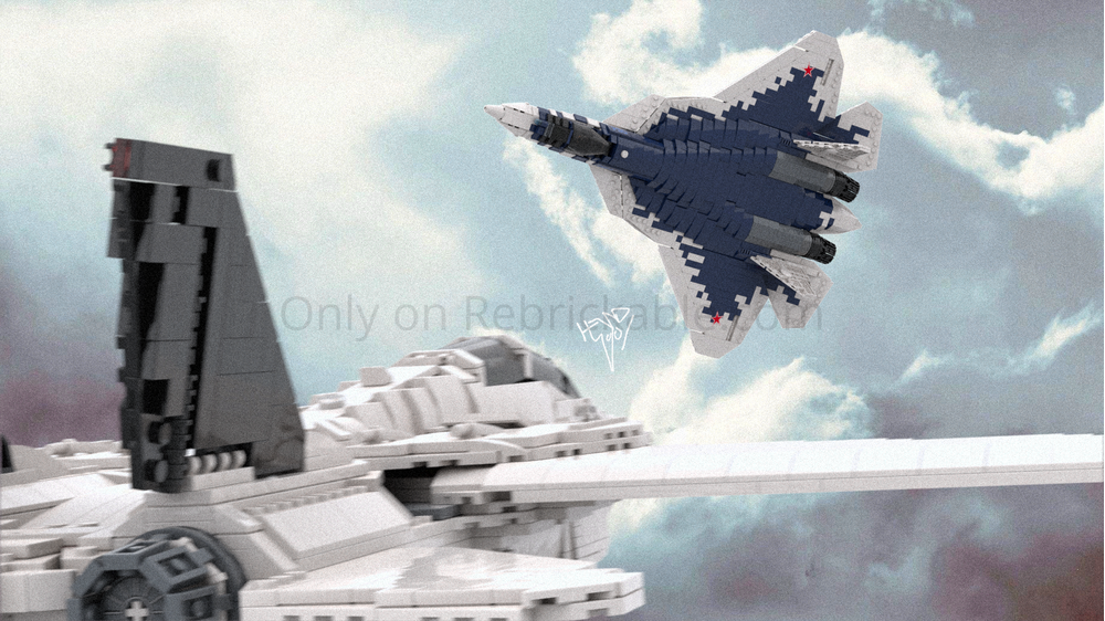 Lego Moc 135 Scale Su 57 Felon By Handsolo99 Rebrickable Build