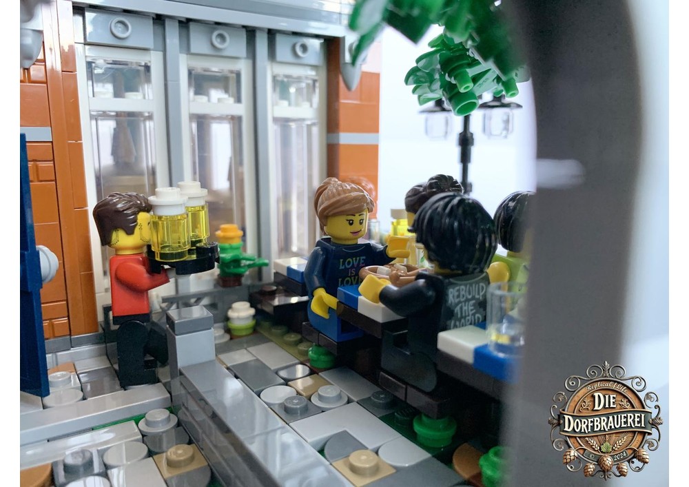 LEGO MOC-208203 Small Town Brewery by ReplicaOfLife | Rebrickable ...