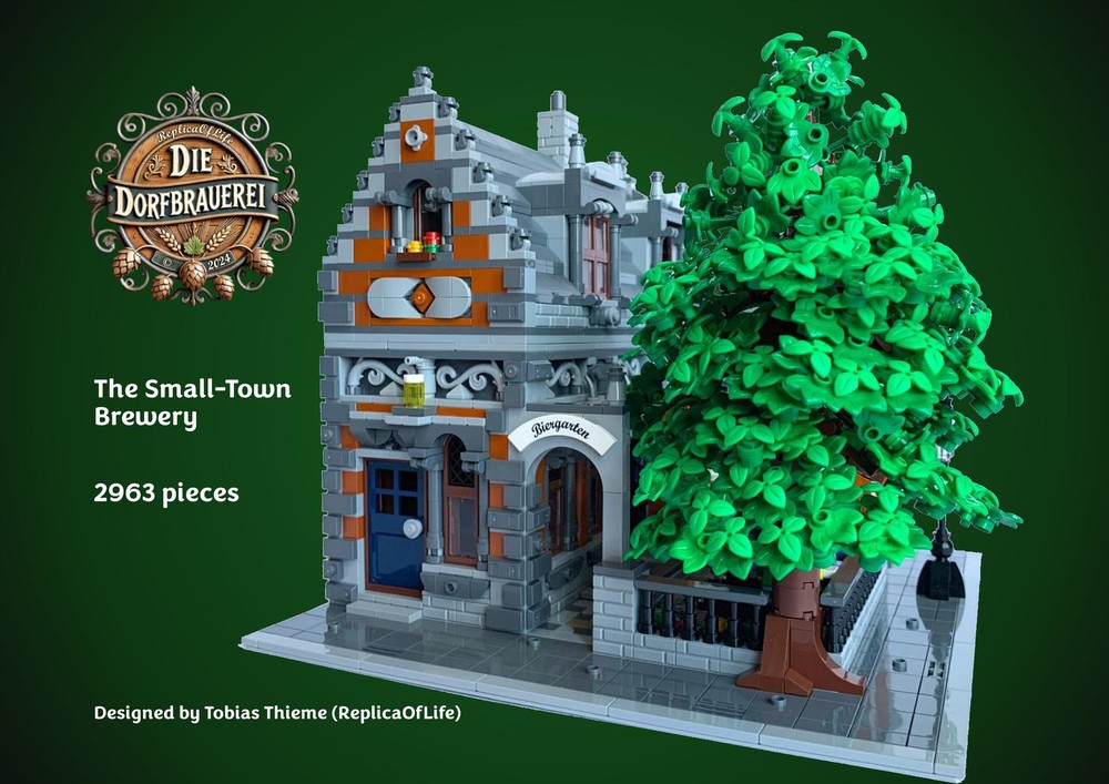 LEGO MOC Small Town Brewery by ReplicaOfLife | Rebrickable - Build with ...