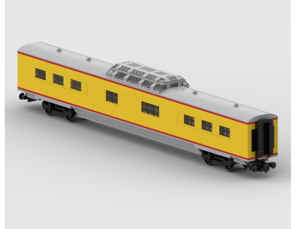 LEGO MOC Union pacific dome car by Bigboycupid918 | Rebrickable - Build ...