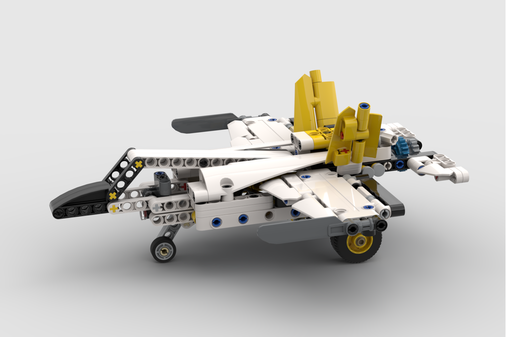 LEGO MOC-208211 42198 Jet Plane by Nequmodiva | Rebrickable - Build ...