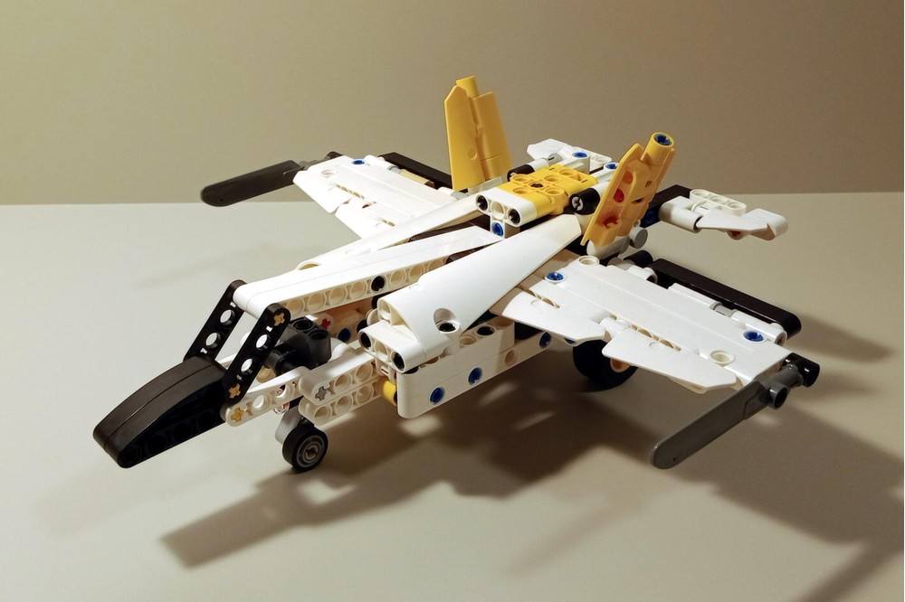 LEGO MOC-208211 42198 Jet Plane by Nequmodiva | Rebrickable - Build ...