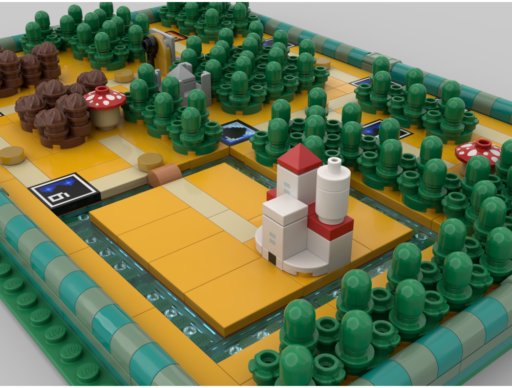 LEGO MOC Super Mario Bros. 3 - World 1 "Grasslands " Map by Super Brick ...